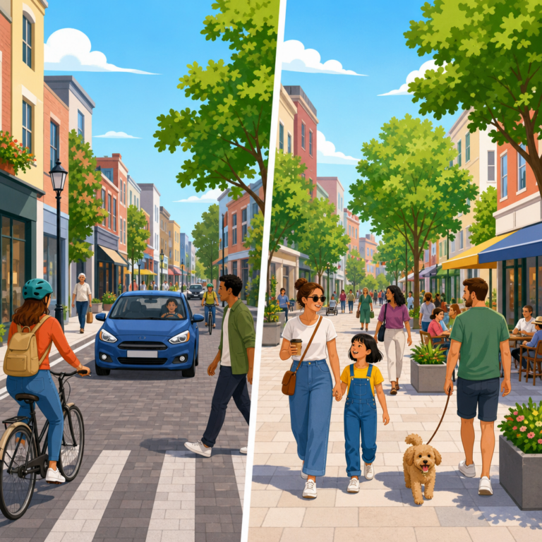 Shared Streets vs Pedestrianized Streets Explained